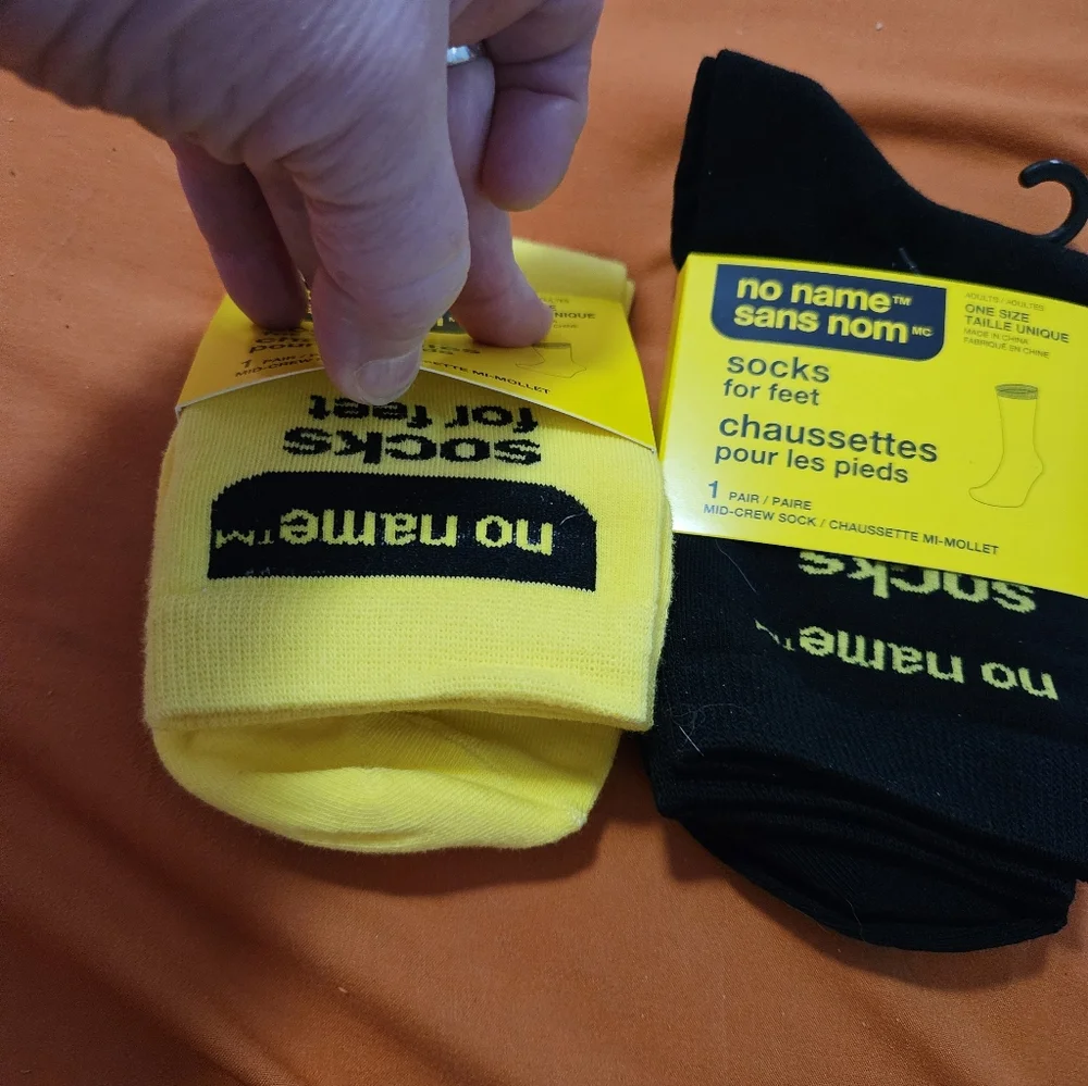 no name | Accessories | Nip No Name Black And Yellow Socks | Poshmark